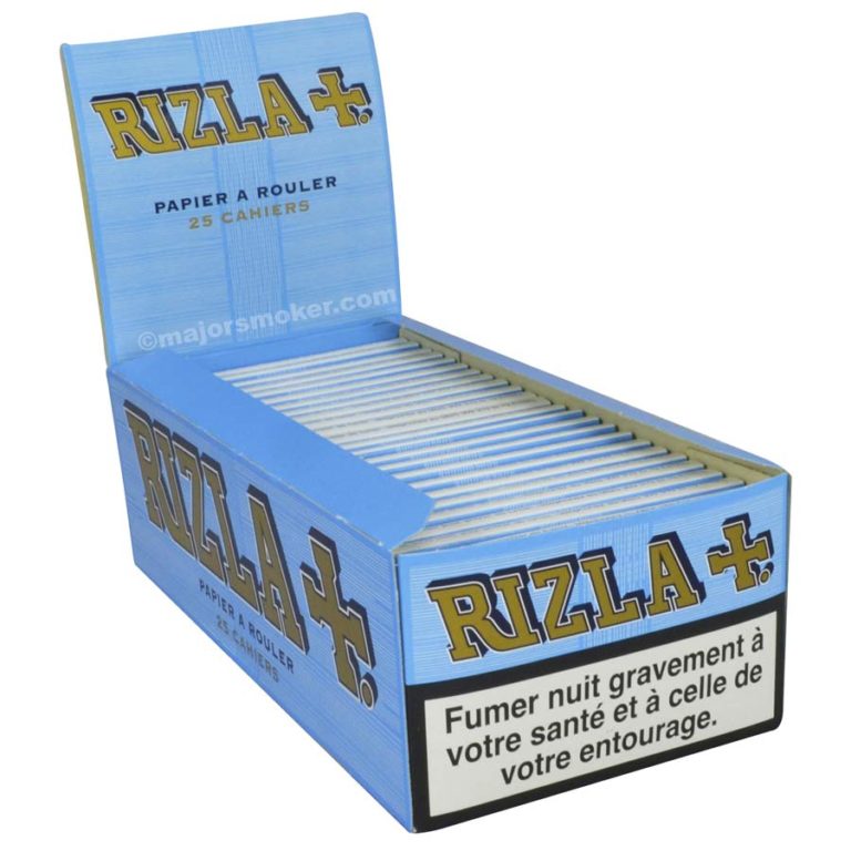 Feuille à Rouler Rizla+ Bleu Original Regular x25 | 17,90€ | MajorSmoker