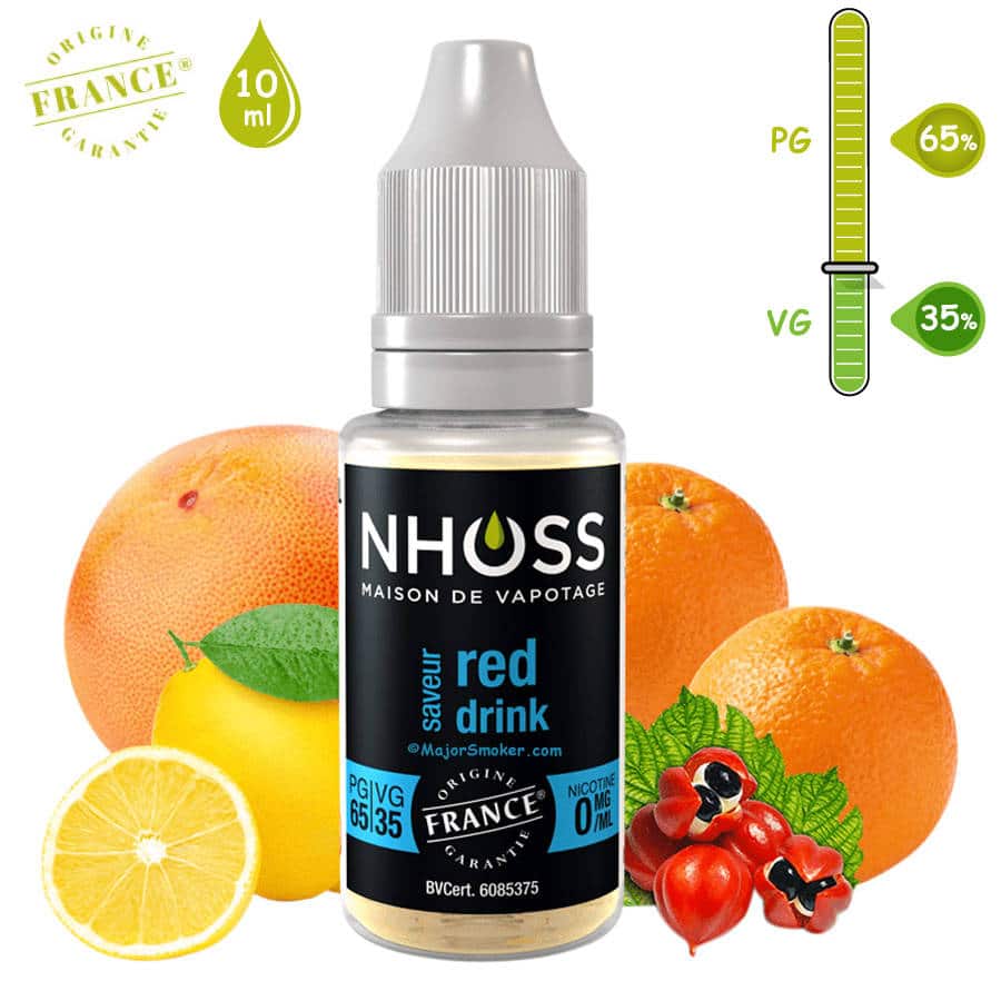Nhoss E Liquide | Meilleur Prix | Boisson | Red Drink | MajorSmoker