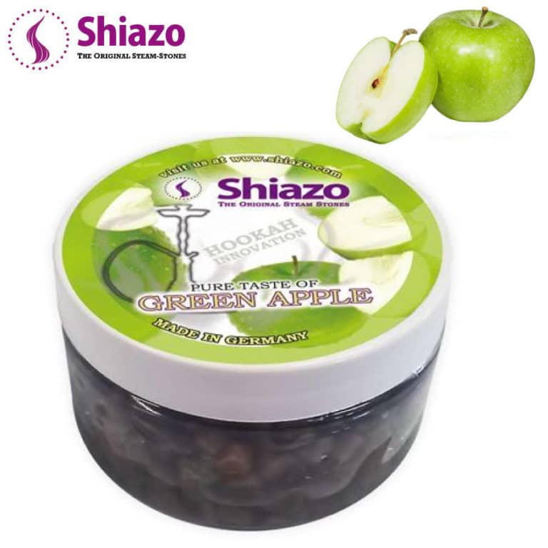 Shiazo Chicha | Saveur Pomme Verte | Pierre à chicha Shiazo - MajorSmoker