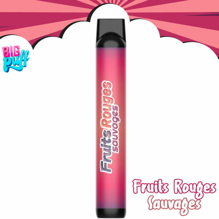Big Puff Jetable Pas Cher | Fruits Rouges Sauvages | MajorSmoker