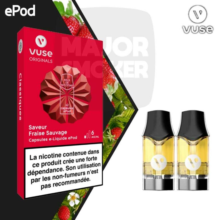 Vuse / Vype | ePen, ePod et Capsule de Recharge | MajorSmoker