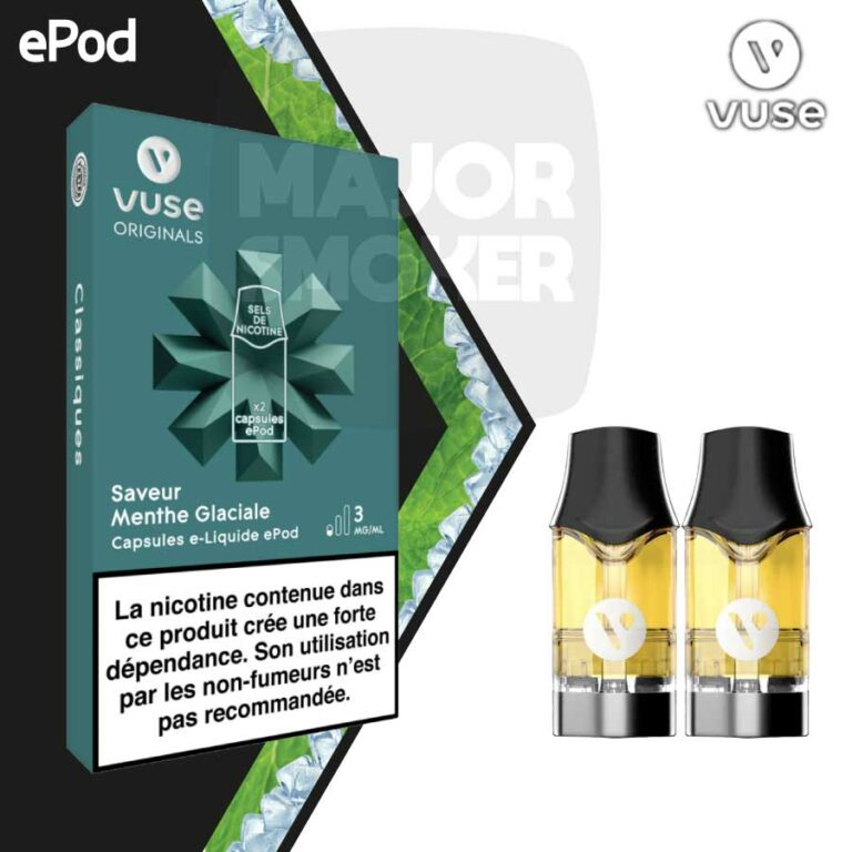 Vuse / Vype | ePen, ePod et Capsule de Recharge | MajorSmoker