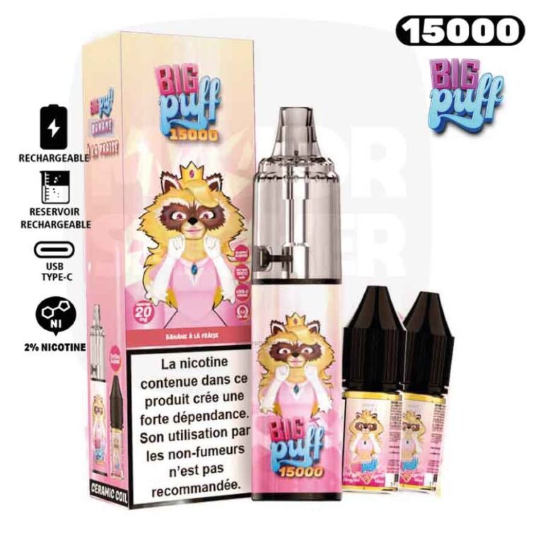 Puff 15 000 Taf | Puff 15k 2% nicotine ou sans | - MajorSmoker